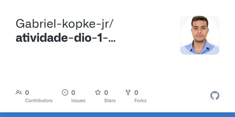 GitHub Gabriel Kopke Jr Atividade Dio Typescript
