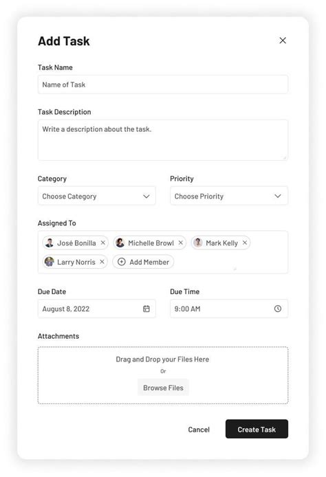 How Can I Improve The Add Tasks Pop Up I Have All The Components