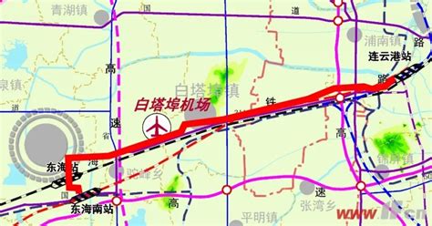 灌云机场连接线规划图灌云空港产业园规划图连宿高速灌云段规划图大山谷图库