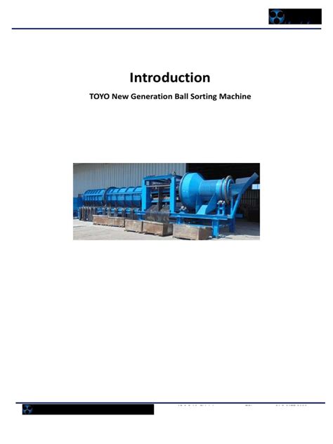 Ball Sorting Machine Pdf