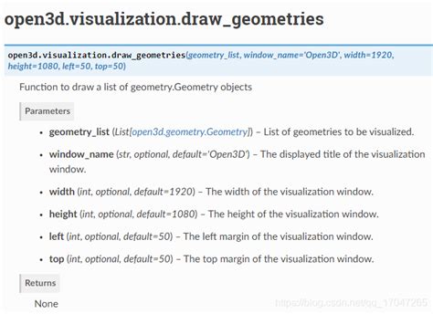 【python】【open3d】pcd及obj三维可视化python可视化obj文件 Csdn博客