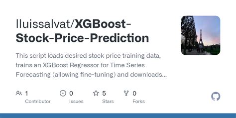 GitHub Lluissalvat XGBoost Stock Price Prediction This Script Loads Desired Stock Price
