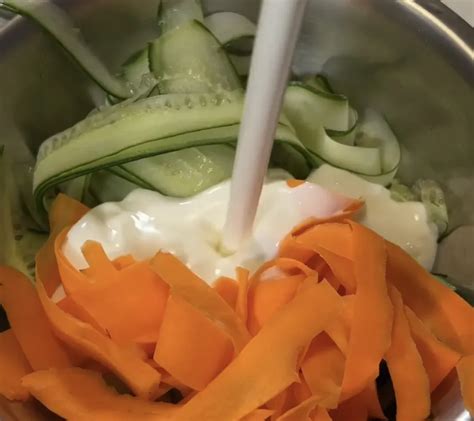 Carrot And Cucumber Ribbon Salad A Fresh Vegan Side