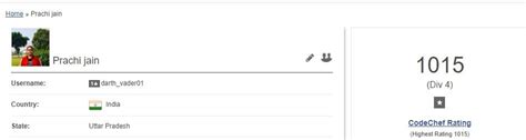 Prachi Jain On Linkedin Codechef