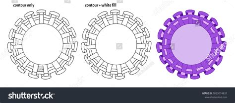 Set Cute Round Frames Textile Ruffles Stock Vector Royalty Free 1853074837 Shutterstock