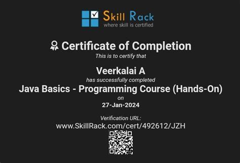Java Programming Skillup Learningjourney Veerkalai A