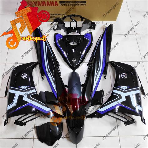 Yamaha Lc 135 Cover Set Black Kilat Exciter Robot 2022 Black Blue Red Pink V2 V3 V4 V5 V6 V7 143