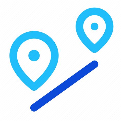 Road Direction Pin Distance Destination Route Icon Download On Iconfinder