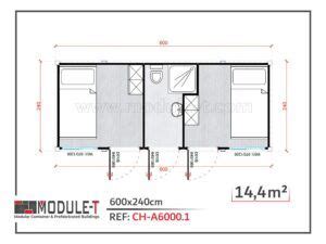 Modular Prefab Container Module T