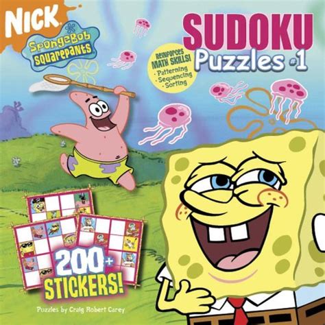 Sudoku Puzzles 1 Nick Spongebob Squarepants Simon Spotlight Carey Craig Robert