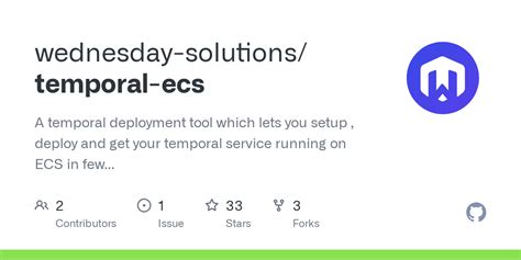 github wednesday solutions temporal ecs a temporal deployment tool