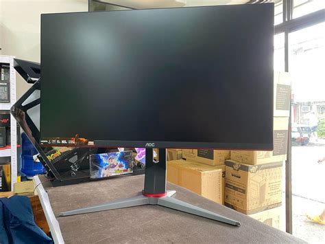 AOC G SP Hz Black Red Gaming Monitor Adjustable Stand Computers Tech Parts
