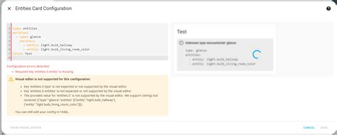 Glance Card In Entities Card Frontend Home Assistant Community