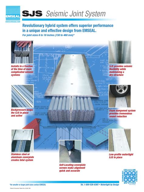 Catalogue Movement Joint Emseal Sjs Seismic Joint System Pdf Pdf