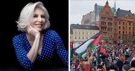 Kajsa Ekis Ekman Skrek Folkmördare åt Israelaktivister Fördes Bort Av Polis Fria Tider