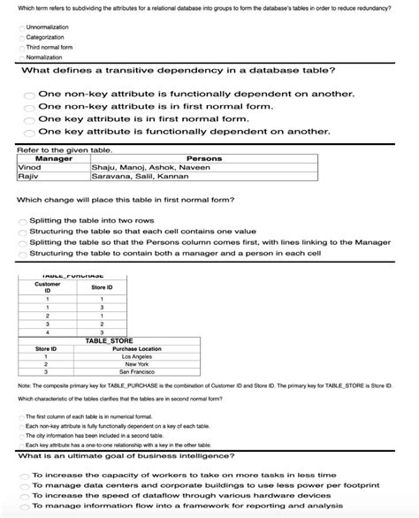 Solved A Defining Feature Of Relational Databases Is Its