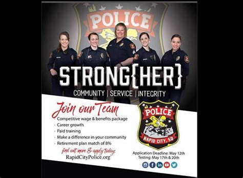 Rapid City Police Department Seeks Applicants For Its Team Rapid City South Dakota