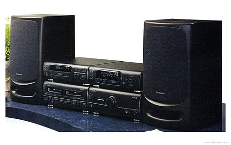 Technics SC CH Manual Component Audio System HiFi Engine