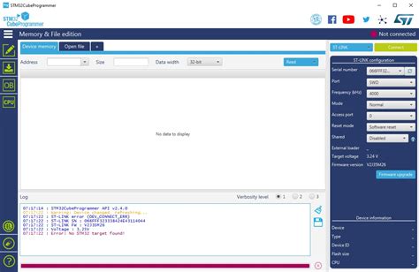 Arm How To Fix Stm32cubeprogrammer No Stm32 Target Found Stack Overflow