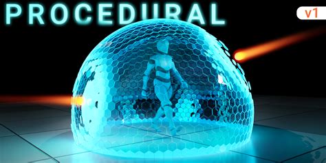 Procedural Sci Fi Shield V1 0 Blender Market