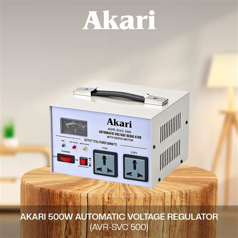 Akari 500wautomatic Voltage Regulator Avr Svc 500 Akari Store