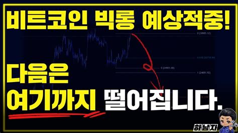 비트코인 조정의 시작 과연 어디까지 떨어질까 Youtube