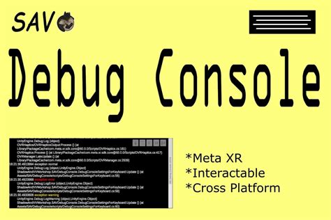 sav debug console quest provides an easy to use in app debug console