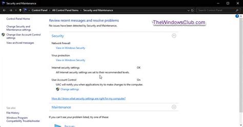 How To Turn Off Security And Maintenance Notifications In Windows 10 2025