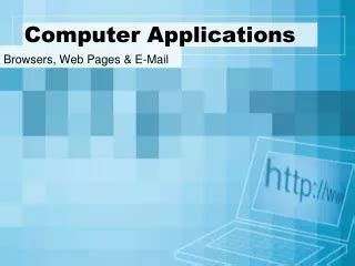 PPT COMPUTER APPLICATIONS IN BUSINESS PowerPoint Presentation Free Download ID