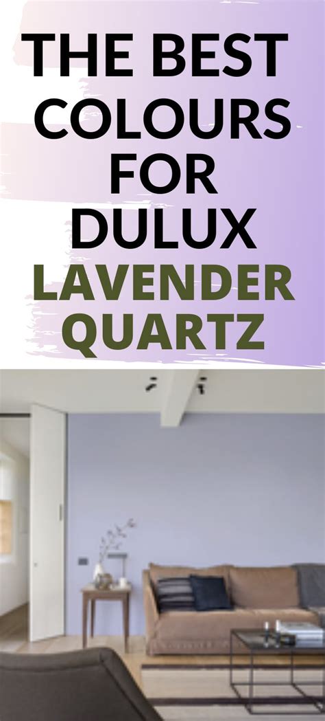 What Colours Go With Dulux Lavender Quartz Sleek Chic Interiors