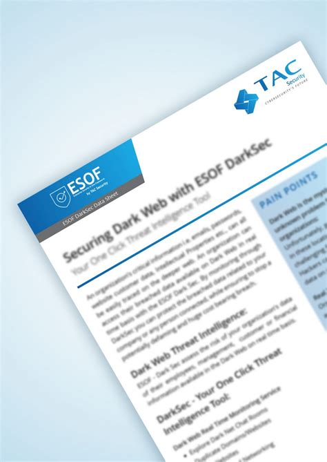 Data Sheet Esof Vmdr Tac Security