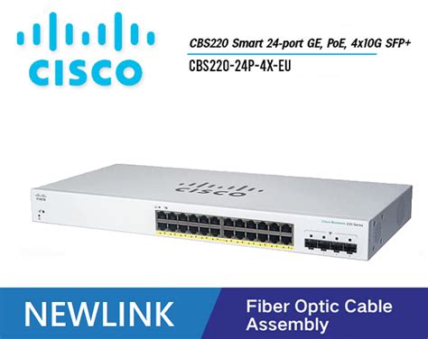 Phân Phối Cbs220 24p 4x Eu Thiết Bị Chuyển Mạch Cisco Cbs220 Smart 24 Cổng Ge Poe Nguồn điện