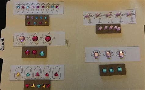 Math Counting And Matching File Folder Activity Paths To Literacy