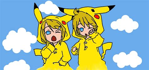 Rin X Len Pikachu By Tomskalover123 On Deviantart