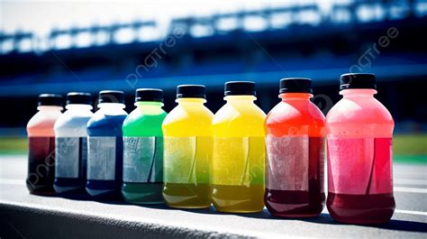 일렬로 늘어선 다채로운 음료수 다채로운 스포츠 음료 고화질 사진 사진 병 배경 일러스트 및 사진 무료 다운로드 Pngtree