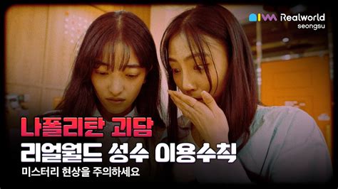 [리얼월드 성수] 몰입형 체험 🎡테마파크 이용수칙 나폴리탄괴담 Youtube