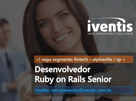 Vagas Desenvolvedores Ruby On Rails Senior Alphavillesp