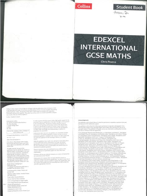 Edexcel International Gcse Maths Student Book Pdf
