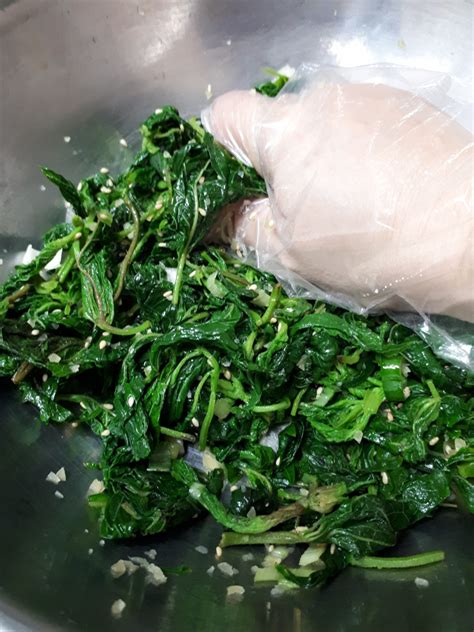 깻잎순무침
