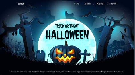 Making The Responsive Halloween Website Tarun Uniyal Posted On The
