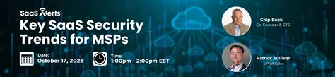 Unmasking The Intruder Key SaaS Security Trends For MSPs SaaS Alerts