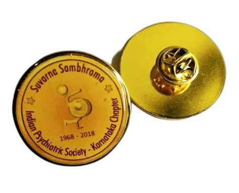 Multicolor Printed Metal Lapel Pin At Rs 85 Piece In Bengaluru Id