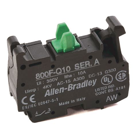 Rockwell Automation 800f Mx20 Push Button Metal Latch Mount 2 No