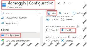 How To Enable Azure Storage Account Public Access Azure Lessons