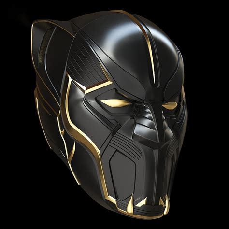 Tchaka King Tchaka Helmet Black Panther 2018 3d Printable Model Stl File Cosplay Marvel