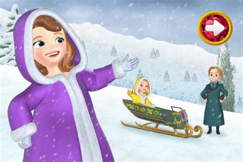 🕹️ Play Sofia The First Magical Sled Race Game Free Online Disney