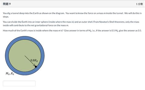 Solved 8 1 Sw Use Newtons Shell Theorem To Answer The
