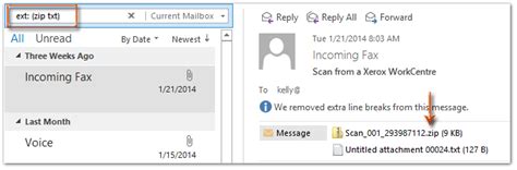 How To Find Out Attachments By File Type In Outlook