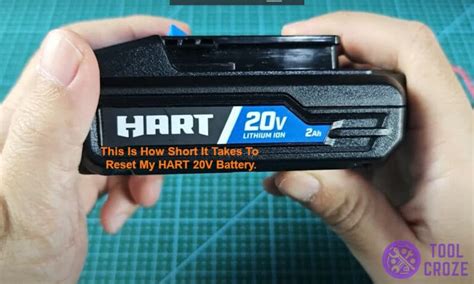 Ways To Reset Hart V Battery Tool Croze