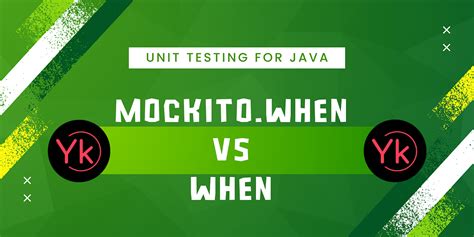 Difference Between Mockito When And When In Mockito Yeran Kods Medium